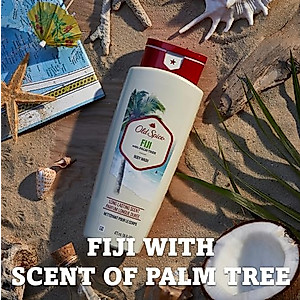 Old Spice Men's Body Wash Fiji with Palm Tree, 18 oz (Pack of 4)