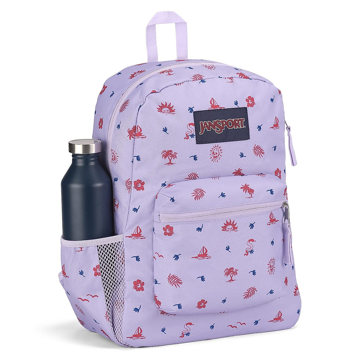 JanSport Backpack Cross Town Lagoon Luau, One Size