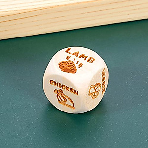 Valentines Day Gifts for Him Her Kid Women Men Funny Foodie Decision Dice for Couple Cook Chef Hostess Girlfriend Christmas Stocking Stuffer for Adults Wife Mom Date Night Wedding Anniversary Birthday