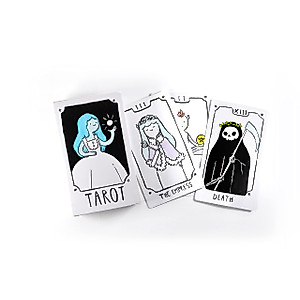 Apostrophe Games Tarot Size Blank Playing Cards (Matte Finish) 4.72" x 2.76", 80 Blank Cards and Blank Box, Flash Cards, Board Game Cards, Study Guide & Note Cards