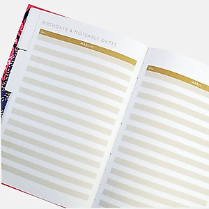 Portico Designs LTD Sara Miller London - Orchard Collection, 6 x 8-Inch, Address Book