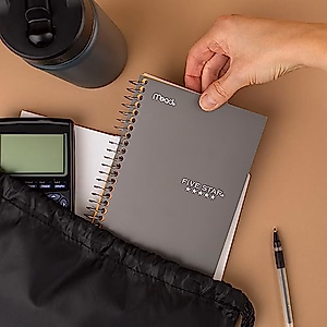 Five Star Personal Spiral Notebook, 1 Subject, College Ruled Paper, 7" x 4-3/8", Small Size, 100 Sheets, Color Will Vary (45484)