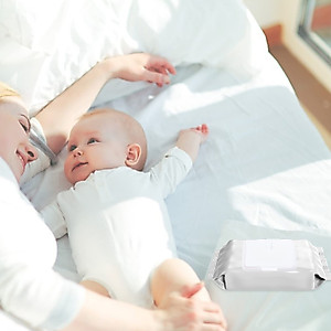 Warmer USB Wet Tissue Heating Box Diaper Wipe Warmer Dispenser Household Heating Machine, 15X12 cm