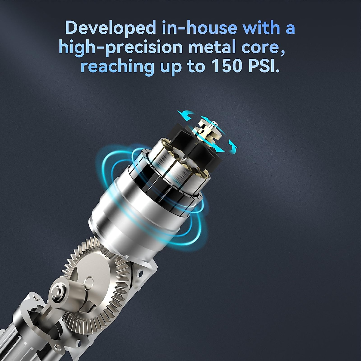 CYCPLUS Tire Inflator Portable Air Compressor, 150 PSI Cordless Air Pump with Digital LCD Screen Pressure Gauge, Electric Air Pump for Car, Motorcycle, Bicycle and Balls