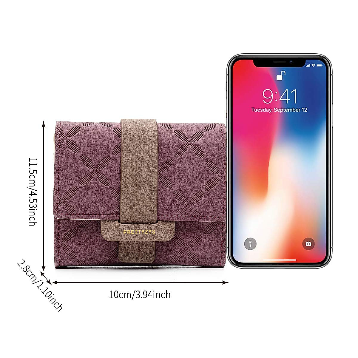 JOSEKO Small Wallet for Women, Girls Wallet Women Wallet Womens Wallet Wallet for Girls Elegant Wallet Purse Credit Card Holders Money Organizer Clutch