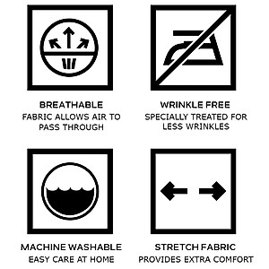 Van Heusen Men's Dress Shirt Slim Fit Stain Shield Stretch, Mercury, 15"-15.5" Neck 34"-35" Sleeve