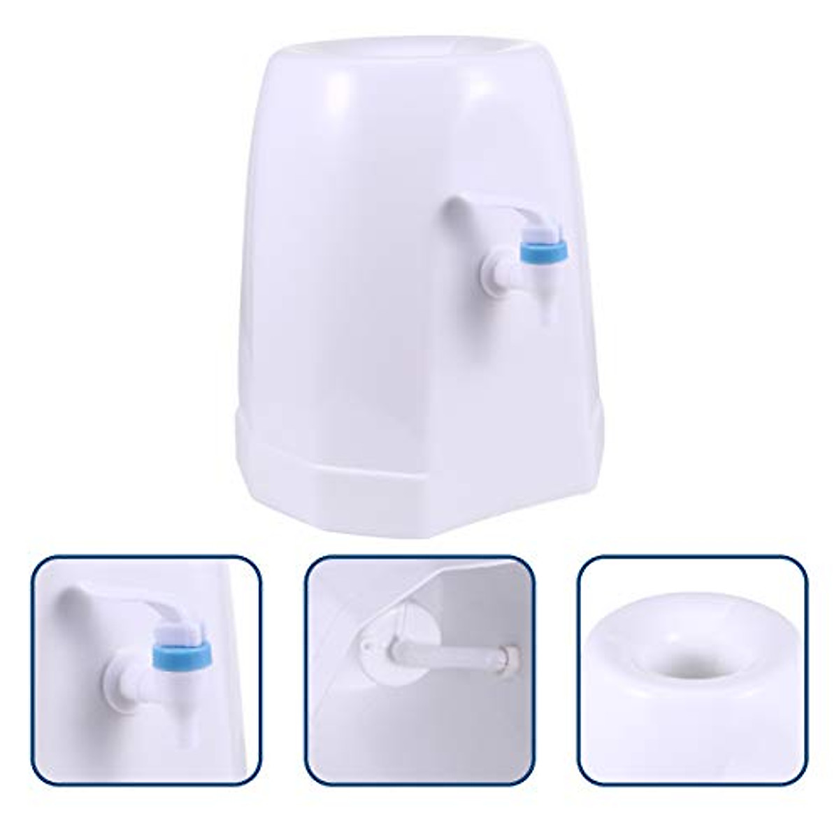 DOITOOL Hot Cold Water Dispenser Top Loading Water Dispenser Desktop Water Cooler Dispenser Hot or Cold Water Cooler Drinking Fountain Filtered Water Dispenser