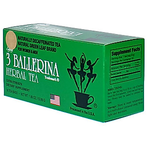 3 Ballerina Tea Drink Extra Strength, 36 Count (Pack of 2)