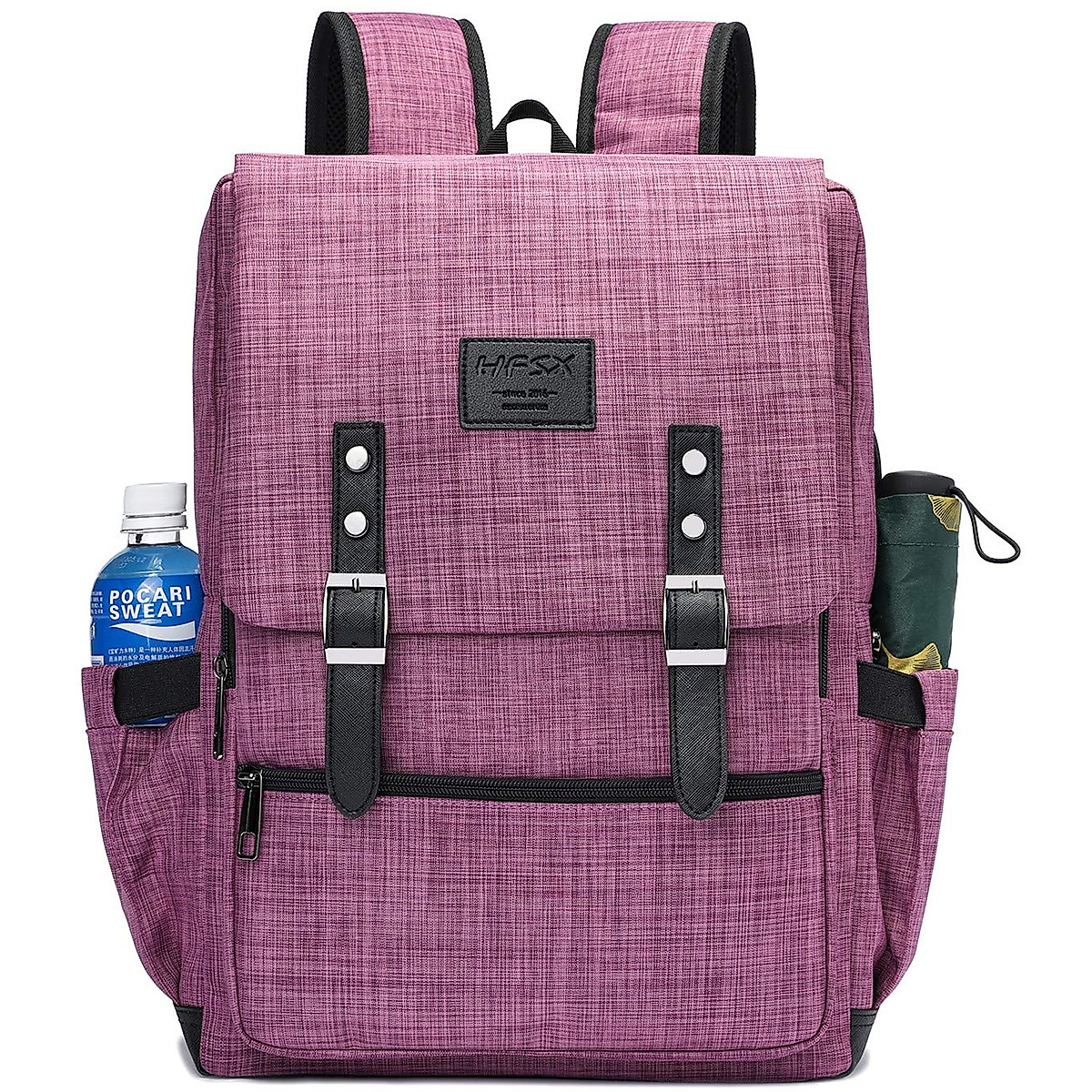 HFSX Vintage Backpack Anti Theft Laptop Backpack Men Women Business Travel Computer Backpack College Bookbag Stylish Water Resistant Vintage Backpack with USB Port Fits 15.6 Inch Laptop