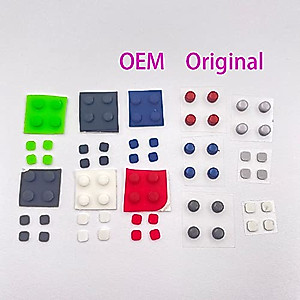 for Nintendo New 3DS XL LCD Screws Hole Cover Screw Rubber Feet Cover ?1 set? (White OEM)