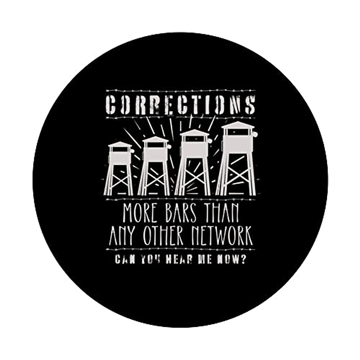 Correctional Officer Women Men Corrections Officer Apparel PopSockets Swappable PopGrip