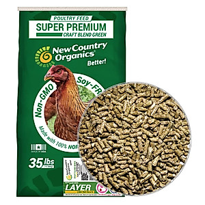 New Country Organics Soy-Free Corn-Free Layer Pellets, 35 lbs