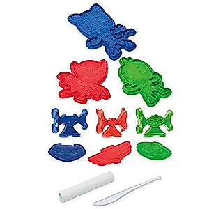 Play-Doh PJ Masks Hero Set, PJ Masks Playset with 12 Cans, Preschool Toys, Superhero Toys, PJ Masks Toys for 3 Year Old Boys and Girls and Up