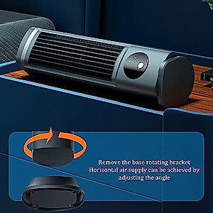 CUCUFA Household Tower Fans Tower Fan Portable Low-Noise Oscillating Tower Fan with 3 Wind Speeds USB Table Fans for Bedroom Living Room Office