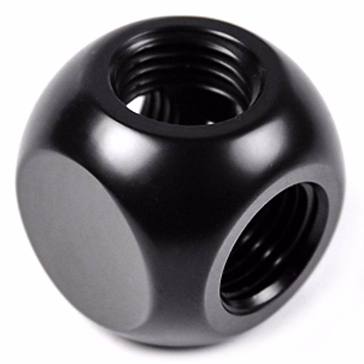 Barrow G1/4" 3-Way Ball Fitting, Black