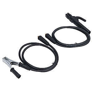300A Welder Ground Cable Earth Clamp Set with 1.5m Cable for ARC ZX7 MMA Welding Machine Accessories