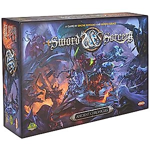 Ares Games Sword & Sorcery: Ancient Chronicles Core Set - A Board Game 1-5 Players - Board Games for Family 60+ Minutes of Gameplay - for Kids and Adults Ages 14+ - English Version, Multi-Colored