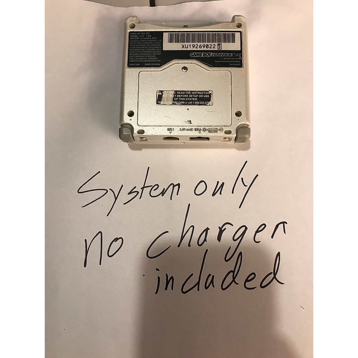 Game Boy Advance SP - Pearl White