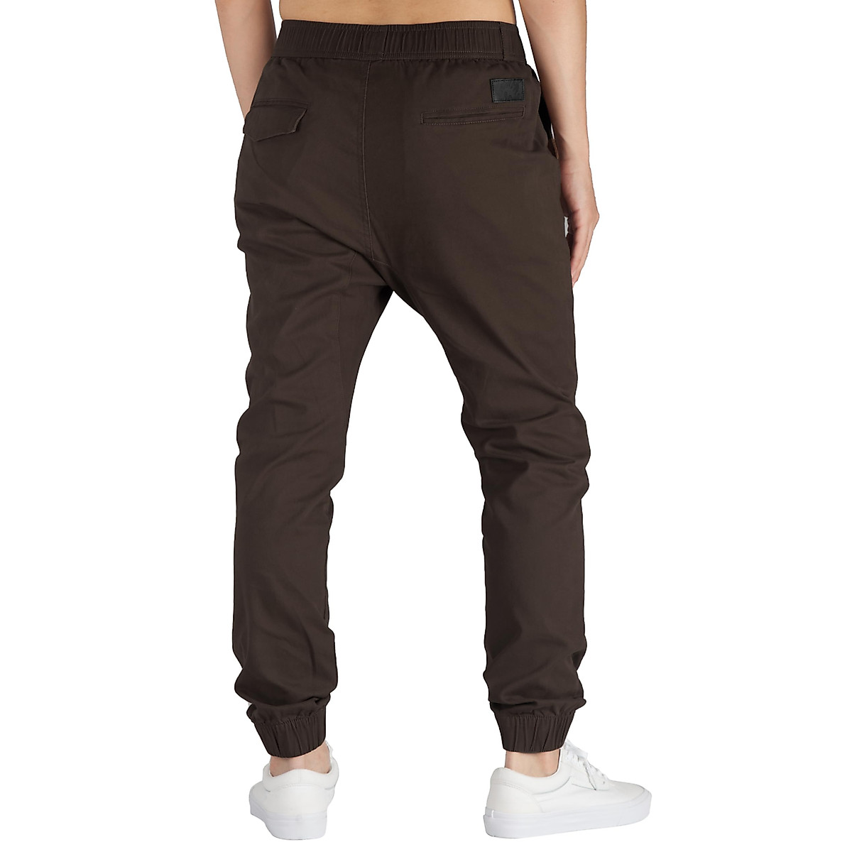 ITALYMORN Jogger Pants for Men Breathable Casual Pants (Dark Brown, XX-Large)