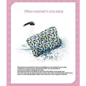 WelsLife Soft Hypoallergenic Cover Organic Cotton Baby Pillow Machine Washable (Animal World)