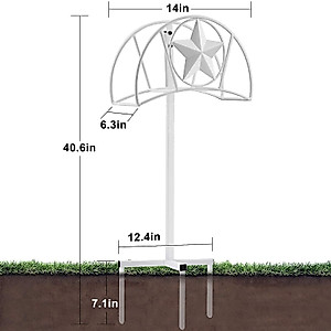 Amagabeli Garden Hose Holder White Bundle Garden Hose Holder White