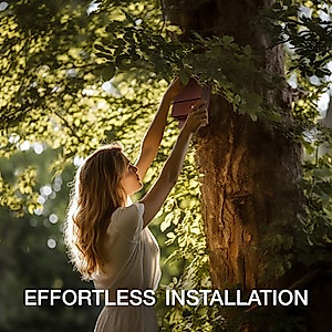 Kenley Bat House - Large Bat Box for Outside with Double Chamber - Handmade from Cedar Wood - Weather Resistant Bat Houses for Outdoors - Roosting Bat Boxes Designed to Attract Bats - Easy to Install