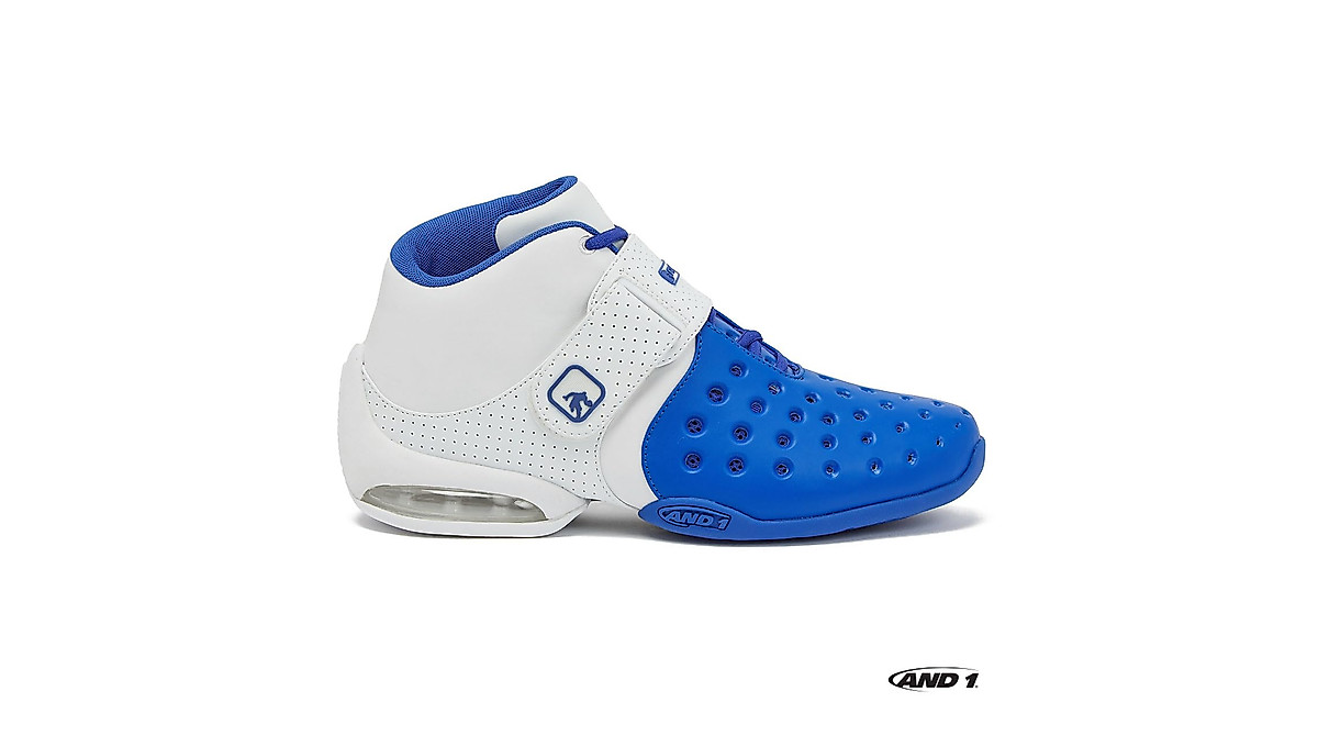 AND1 Chosen One Basketball Shoes for Men – White/Silver Grey