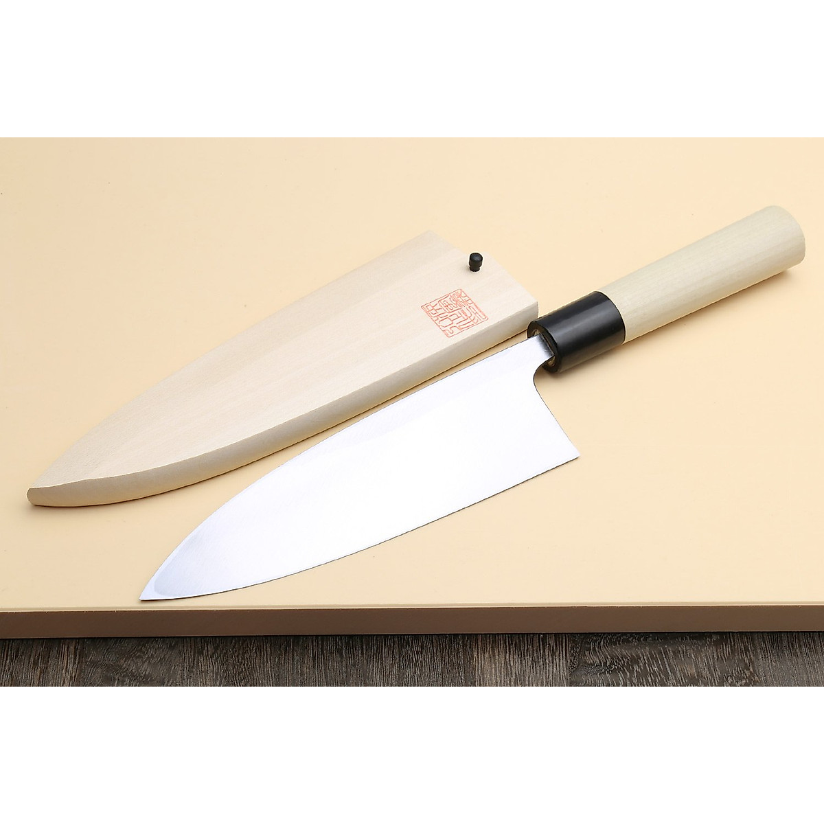 Yoshihiro Shiroko High Carbon Steel Kasumi Deba Japanese Fillet Chef's Knife 7inch(180mm)