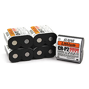 hflexgrad (5-Pack) 6V 1500mAh Lithium Photo Battery Replaces 223A, 2CR-P2, EL223AP, and DL223A Batteries