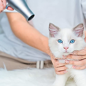 ZNOKA Pet Grooming Glove - Gentle Deshedding Brush Glove - Efficient Pet Hair Remover Mitt - Enhanced Five Finger Design - Perfect for Dog & Cat with Long & Short Fur (7pcs/1-Pack)