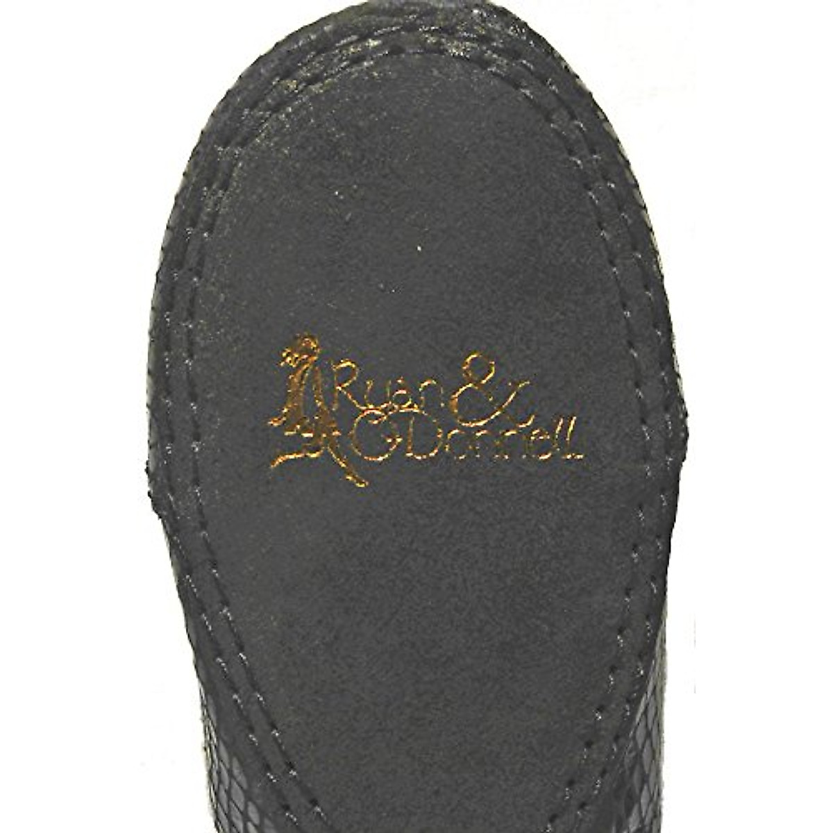 Irish Dance Pumps Soft Shoes - Diamond Stitch Leather Upper, Split Sole, Shock Absorbing Insole - UK Sizes Black