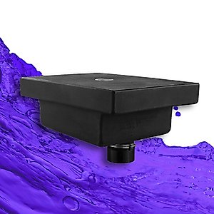 RecPro 9 Gallon RV Holding Tank 22 1/2" x 16 1/2" x 9" | Black Waste Water | 0450H | Made in America