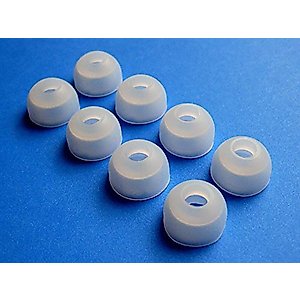 8pcs (CL) Large Size (L) Replacement Adapters Earbuds Eartips Compatible with Motorola S9 S9-HD S10 S10-HD Headphones / Headsets