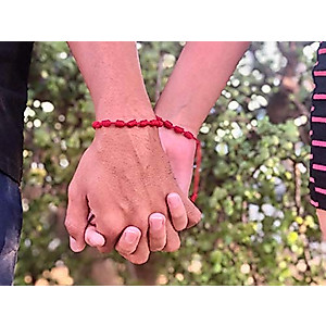 Bracelet 7 knots for protection, Evil Eye and Good Luck. Buddisth String. Thread/Amulet for prosperity and success. Talisman for Womens, Mens, Girls, Boys. Cord Adjustable.