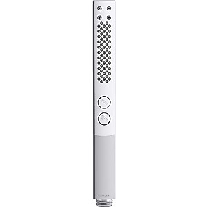 KOHLER 21336-CP Shift + Square Two-Function Handshower, Handheld Showerhead with 2 Spray Settings, 2.5 GPM, Polished Chrome