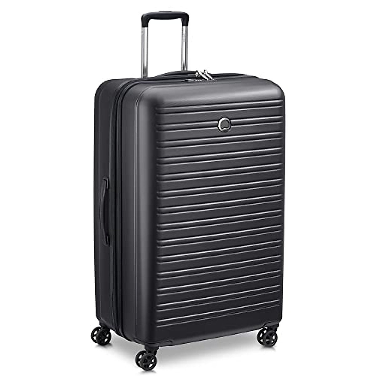 Delsey Paris Adults-Unisex's Hand Luggage, Black, XL (80 cm-109 L) New