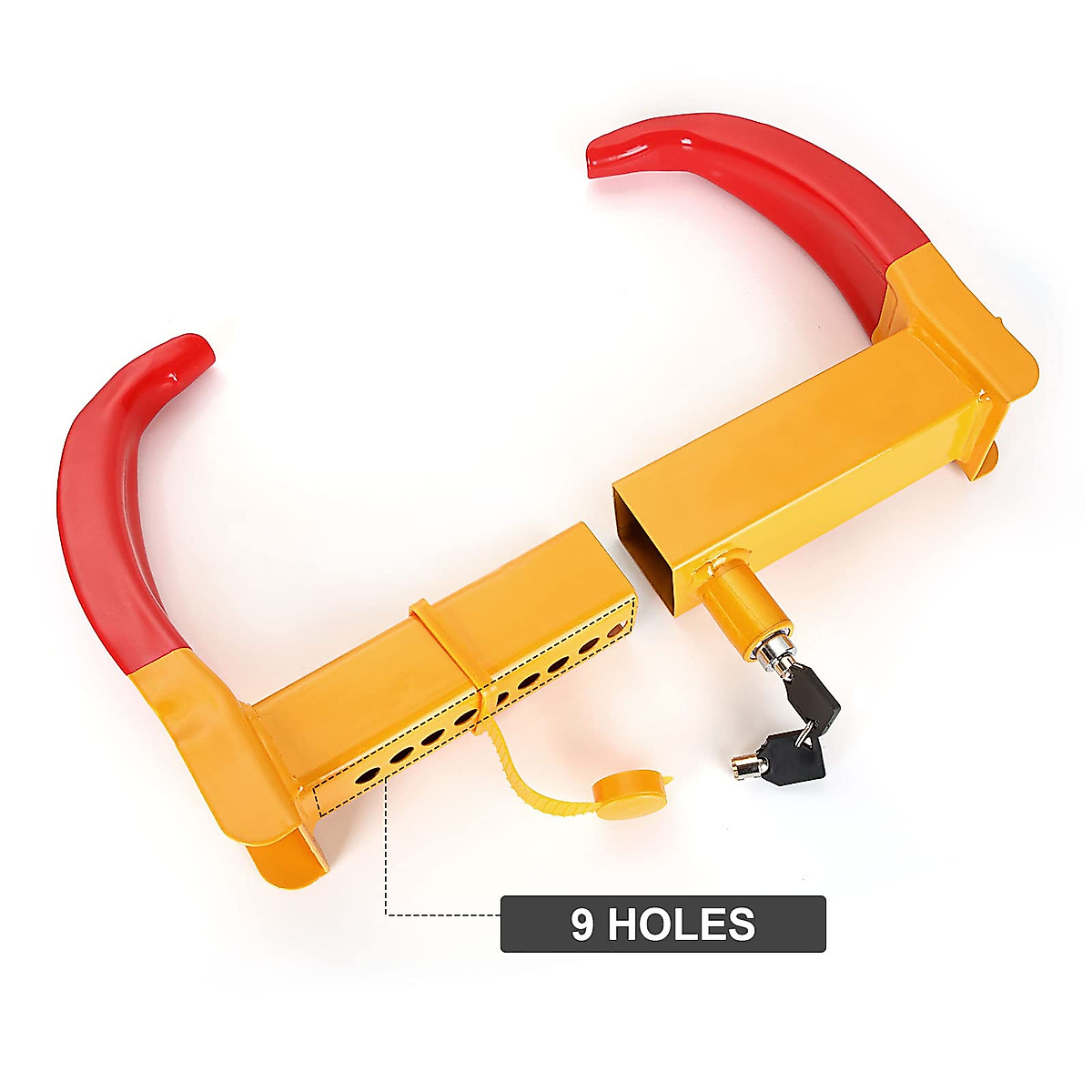 FVIEXE Trailer Wheel Locks Tire Locks Anti Theft for Trailers Cars Tires Boot Lock Clamp