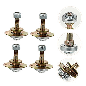 4pcs Rocking Chair Bearing Gaming Chair Bolts Office Chair Bolts Rocking Chair Screws Glider Rocker Parts Carassosories Rocking Chair Part Component Iron Tables and Chairs