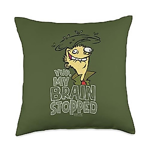 Ed, Edd n Eddy Brain Dead Ed Throw Pillow, 18x18, Multicolor