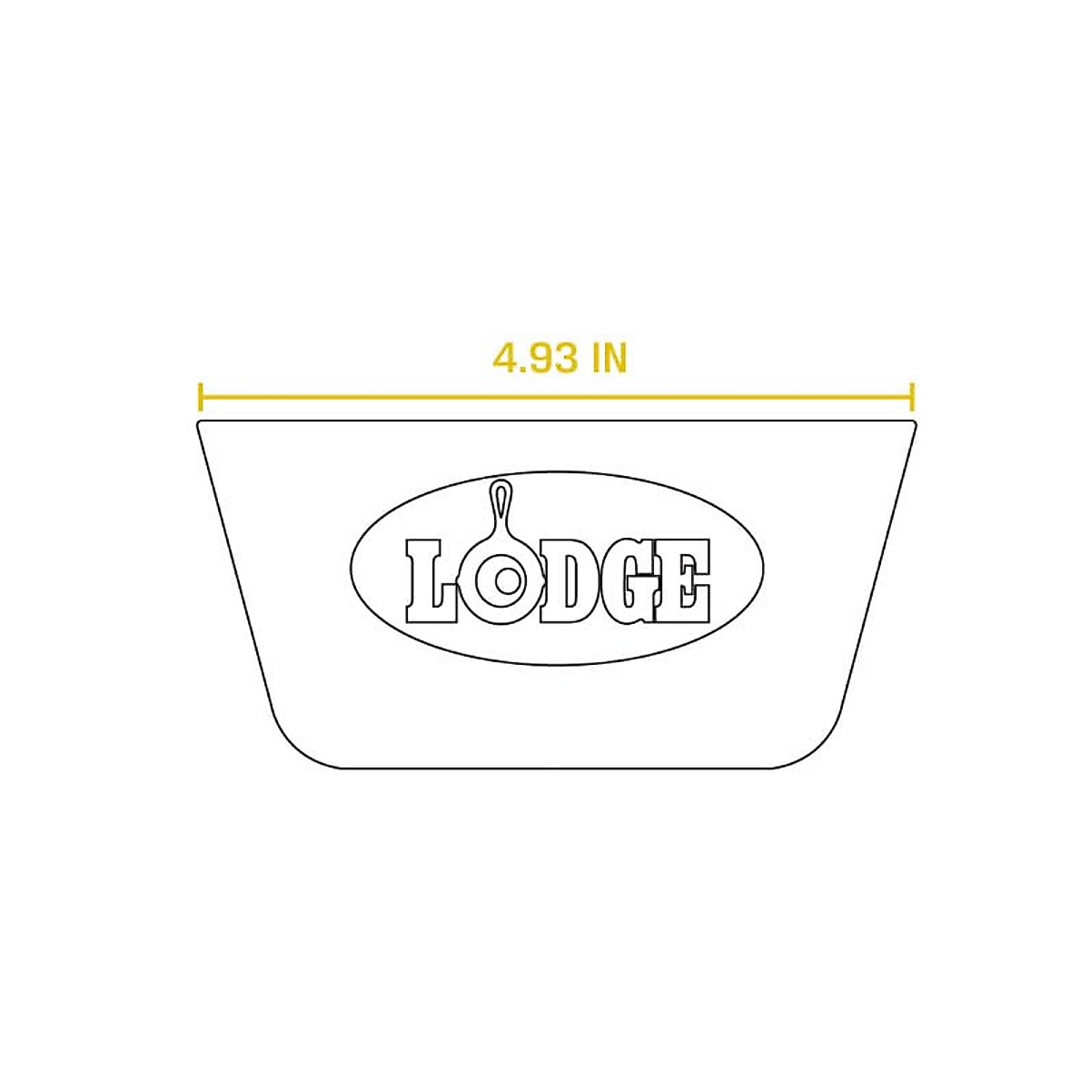 Lodge BOLD Silicone Assist Handle Holder - Dishwasher Safe Hot Handle Holder Upgraded Design for Lodge BOLD Products Only - Heat Protection Up to 450° - Black