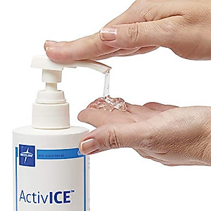 Medline ActivICE Topical Pain Reliever Gel, Great for Arthritis, Muscle Aches and Back Injuries, 32 oz Pump Bottle