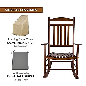 Shine Company Maine Wood Rocking Chair, Oak