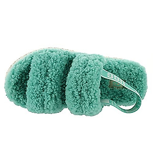 UGG Women's OH FLUFFITA Slipper, TIDE POOL, 8