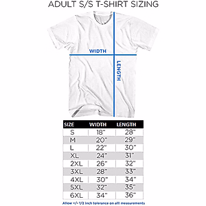 Animation Shops Cookie Silly Monster Face Adult T-Shirt (Medium) Royal Blue