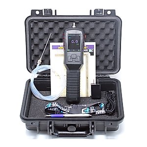 Argon Gas Analyzer | USA NIST Calibration | Built-in Pump & Probe | 0-100% with 0.1ppm Resolution | Leak Tester & Purity |