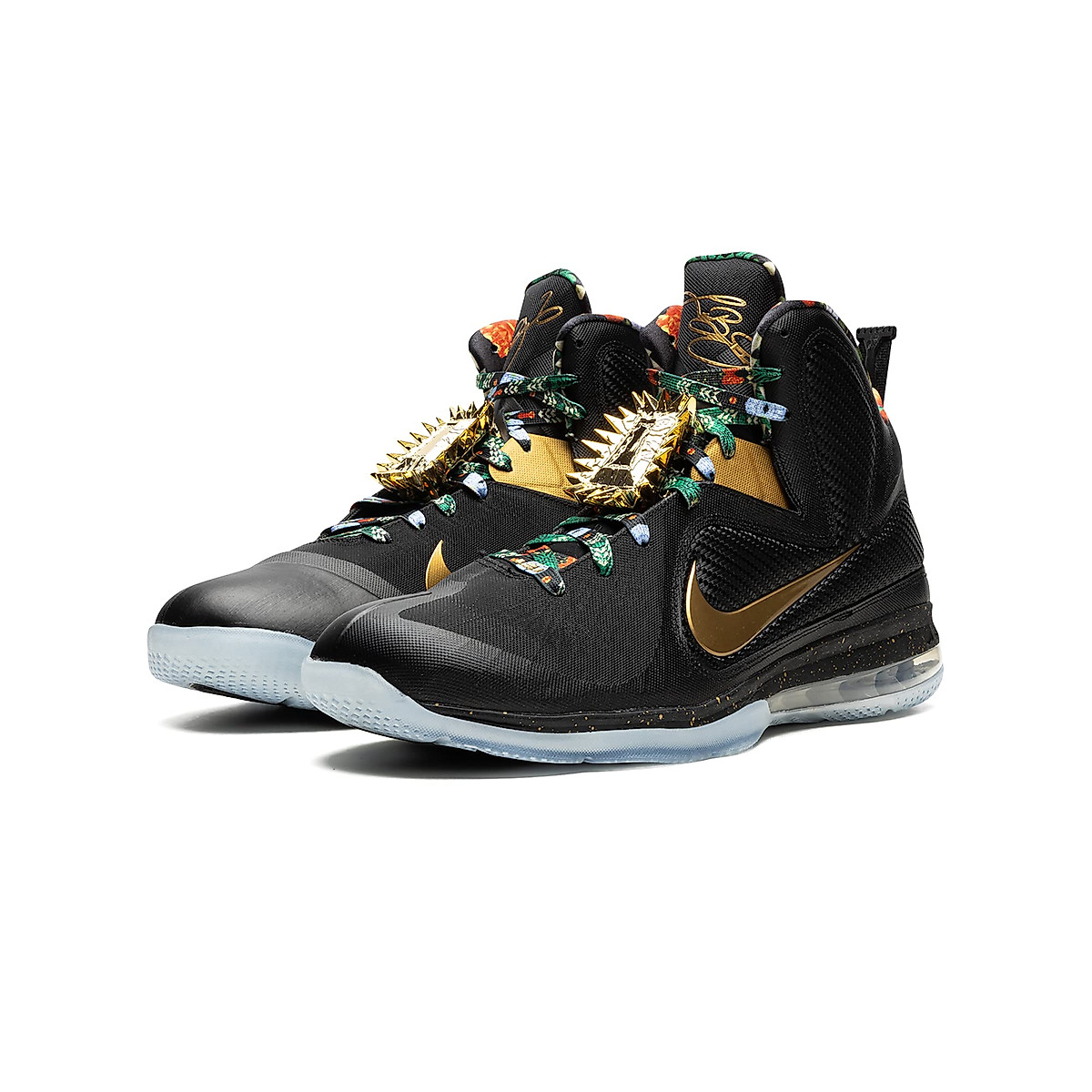 Nike Mens Lebron 9 DO9353 001 Watch The Throne 2022 - Size 12 Black/Metallic Gold