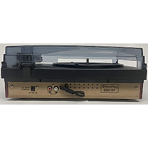 TechPlay ODC107BT, Bluetooth Connection, 3-Speed Turntable FM Radio