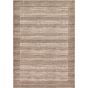 Rugs.com Angelica Collection Rug – 7' x 10' Beige Medium Rug Perfect for Bedrooms, Dining Rooms, Living Rooms