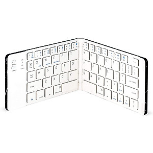 HP E14 FHD (1920 x 1080) Portable Travel Monitor Bundle with USB Type-C, Black Marble Bluetooth Folding Wireless Keyboard, and Black Pebble M355 Bluetooth Wireless Mouse