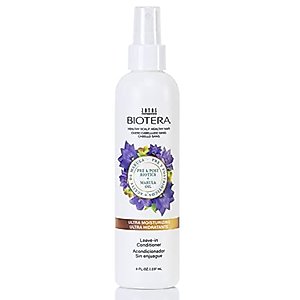 BIOTERA Ultra Moisturizing Leave-in Conditioner | Deeply Conditions & Detangles | Dry, Damaged, Coarse Hair | Vegan & Cruelty Free | Paraben Free | Color-Safe | 8 Fl Oz